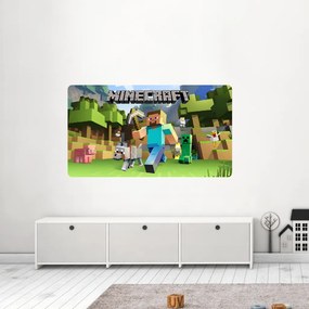 PIPPER. Textilní samolepka na zeď "Minecraft" Velikost: 40cm