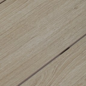 Zahradní stůl AZT-S1215 CRM, kov, polywood, béžová (150 x 89,5) cm