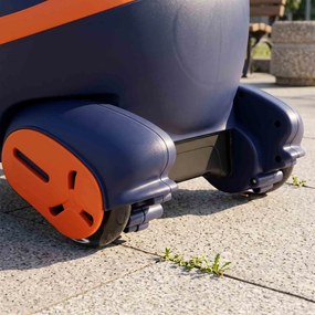 AIYAPLAY Elektrické odrážedlo 2 v 1 s hudbou, oranžové