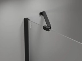 Mexen, Mexen Mist Duo výklopný sprchový kout 95 x 95 cm, černý rám - 8A4-095L-095P-70-70