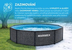 Bazén Marimex Florida 3,05x0,91 m bez příslušenství - motiv RATAN