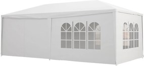 Outsunny Zahradní Stan 6x3 m Odnímatelný Zahradní Altán se 4 Okny a 2 Zipovými Dveřmi, 6 Bočními Stěnami a Voděodolným Pavilonem pro Terasu, Patio a …