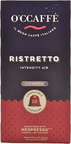 O´Ccaffé KAPSLE O'CCAFFÉ RISTRETTO PRO NESPRESSO 10ks