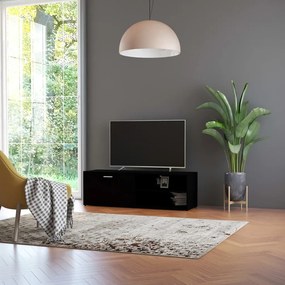 vidaXL TV stolek 120 x 34 x 37 cm dřevotříska [801155] Barva: Černá