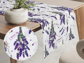 Biante Dekorační běhoun na stůl PML-084 Lavender 20x180 cm