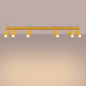 Sollux Lighting Stropní svítidlo RING 6L žluté