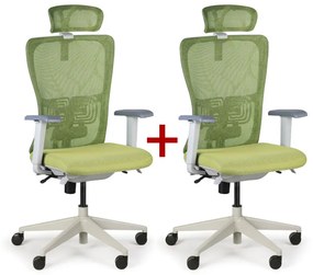 Kancelářská židle GAM 1+1 ZDARMA, zelená