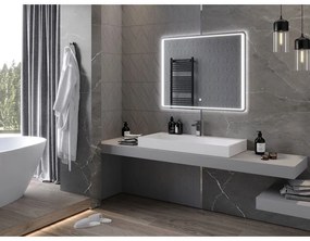 Mexen Zusa, LED koupelnové zrcadlo s podsvícením 100x80 cm, 6000K, ochrana proti zamlžování, 9808-100-080-611-00