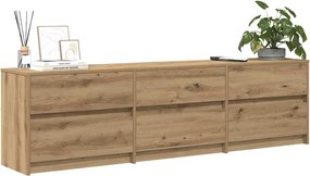 TV jednotky 2 ks Artisanový dub Kompozitní dřevo 3385629