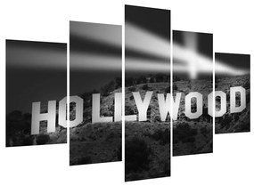 Obraz nápisu Hollywood (150x105 cm)