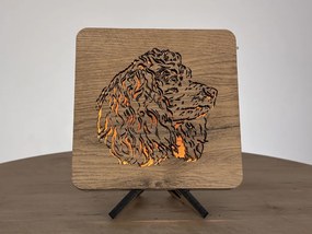 Li-Go "Pudl" lampa 19x19cm provedení povrchu: jedle