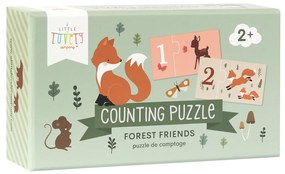 A Little Lovely Company Puzzle Forest Friends počítání od 1 do 10