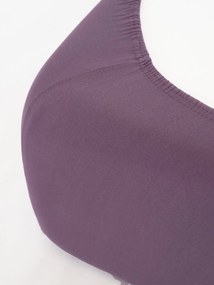 MK Lůžkoviny Jersey prostěradlo Classic 120 x 200 cm – ametystová