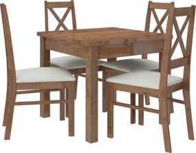 ADRK Furniture Sada stolu s židlemi RODOS 38 SE-ROD-38-L-B058