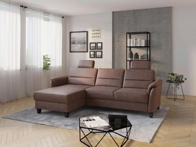 XXXLutz ROHOVÁ SEDAČKA, textil, barvy lískového ořechu Sit & More - Sedací soupravy - 000144019751