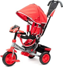 Dětská tříkolka s LED světly Baby Mix Lux Trike červená
