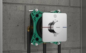 Hansgrohe ShowerSelect Comfort E, termostat pod omítku pro 1 spotřebič a další výtok, chromová, HAN-15575000