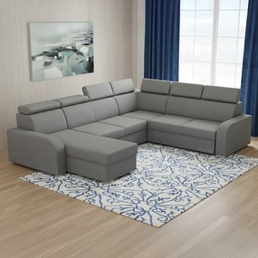 Sedací souprava OSLO U | 170x315x250 | rozkládací + 2x úložný prostor | VÝBĚR TKANIN
