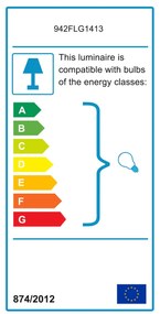 Závěsný lustr Cafu I zlatý