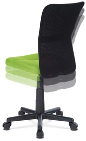Kancelářská židle | zelená mesh | plastový kříž | síťovina černá | POSLEDNÍ KUS