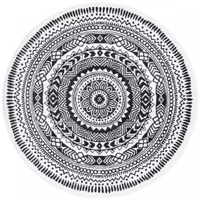 Hans Home | Kusový koberec Napkin grey kruh - 100x100 (průměr) kruh