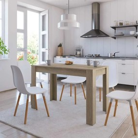 vidaXL Jídelní stůl 120 x 60 x 76 cm kompozitní dřevo [800432] Barva: Černý dub