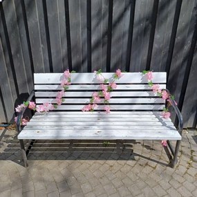 3D jarní dekorace girlanda květinová, 220 × 15 cm, růžová, Sakura