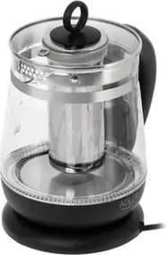 Adler AD 1299 černá / Rychlovarná konvice / 2200W / 1.5 L / sklo