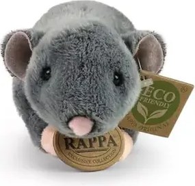 RAPPA Plyšová myš 20 cm / ECO-FRIENDLY / od 0 let