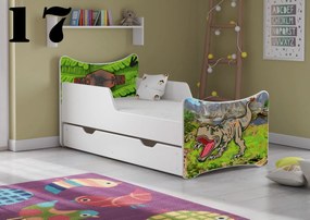 Plastiko Dětská postel se šuplíky Dinosaurus - 17 - 180x90