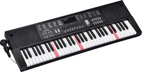LEAN Toys Elektrické klávesy s mikrofonem, 200 zvuků, 61 kláves, 78 cm