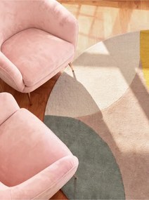 Koberec Ted Baker Westminster Cecil béžový / vícebarevný kruh