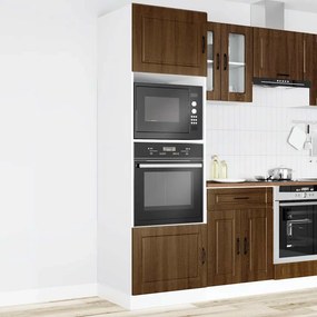 Skříňky na troubu 2 ks "Porto" hnědý dub kompozitní dřevo 3315058