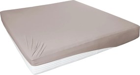 Primera Elastan-Jersey-napínací prostěradlo s gumou po obvodu, 90-200 x 200 cm. (písková, 180-200 x 200 cm)