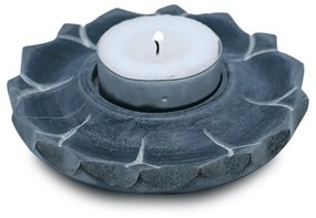 Milujeme Kameny Lotos - svícen a stojánek na vonné tyčinky - mastek