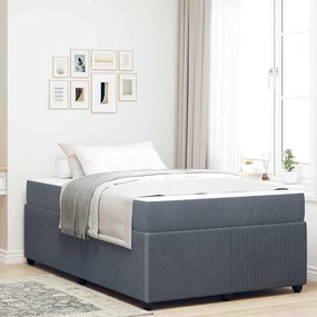 Rám postele Tmavě šedá 120 x 190 cm textil 3398374
