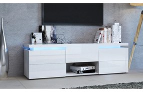 Sconto TV stolek CORTINA bílá