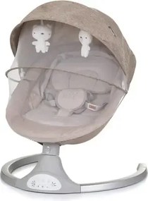 CHIPOLINO Elektrická kolébka Nest Macadamia / od 0 - 6 měsíců / do 9 k