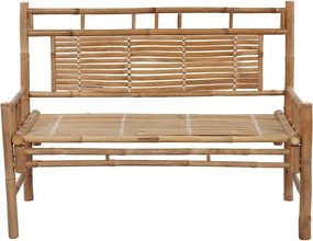 Zahradní lavice s poduškou 120 cm bambus 3063885