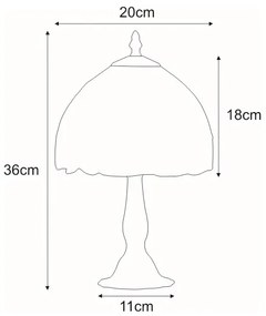 Stolní / noční lampa K-G081556 z řady TECO