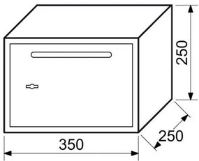 Nábytkový trezor s vhozem a mechanickým zámkem