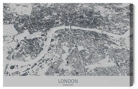 Obraz Mapa Londýna Nedostatek Nedostatek Plátno Canvas 120x80