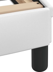 Postel s matrací Dover bílá 200 x 200 cm umělá kůže 3208478