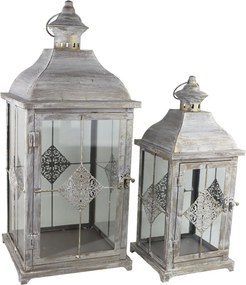 Sada 2 luceren K3965 výška 39,5 cm a 51,5 cm