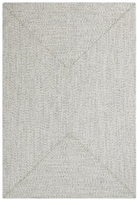 Hanse Home, Kusový koberec Braided 105553 Light Melange – na ven i na doma, 80x150, bílá, chodba / předsíň