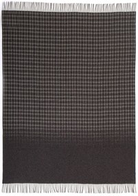 Biederlack Bocasa Britta vlněná deka 130x170 cm - antracit-taupe