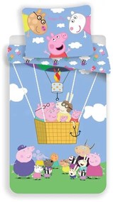 Jerry Fabrics povlečení bavlna Peppa Pig 001 140x200+70x90 cm