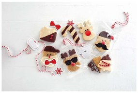 Lékué Christmas Cookies Kit Vánoční vykrajovátka - dárková sada 5 ks