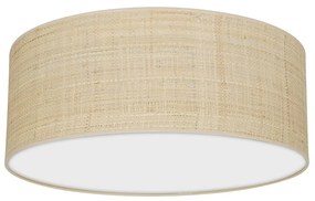 Stropní svítidlo Marshall, 1x ratanové stínítko, (bílé plexisklo), (fi 40cm)