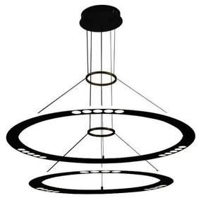 LED Stmívatelný lustr na lanku LED/90W/230V 3000-6500K + dálkové ovládání